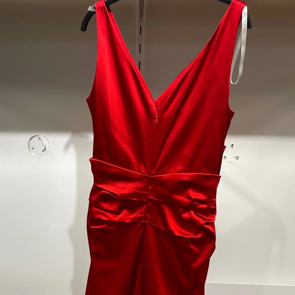 Boston Proper | Dresses | Boston Proper Vibrant Red Dress | Poshmark
